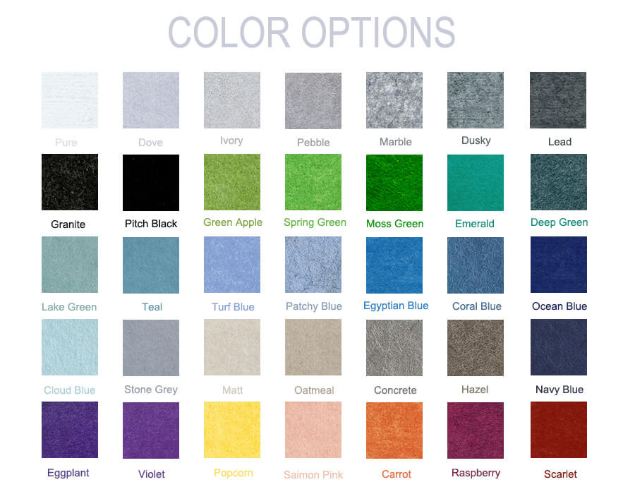 100% Polyester Fiber Vertical Grooved Acoustic Panel