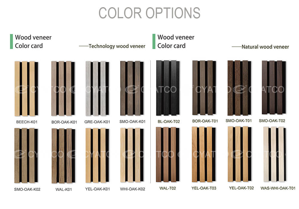 Natural Oak Acoustic Akupanels - CYATCO Akupanel Custom Manufacturer