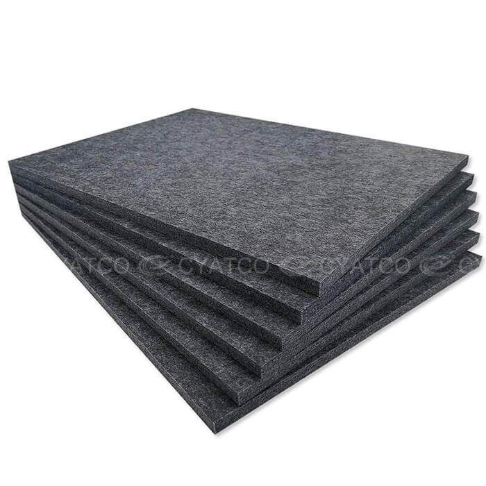 12mm PET Acoustic Panels Polyester Fiber Sound Absorbing Material ...