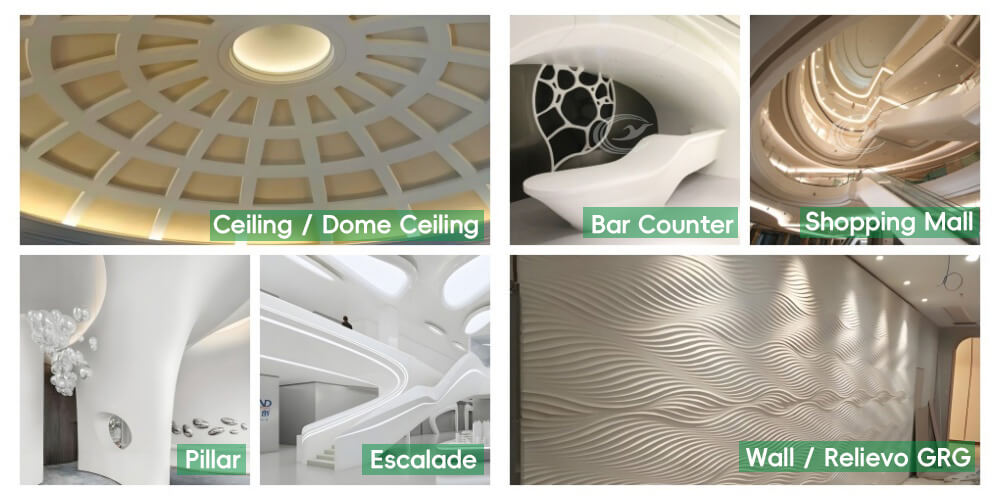 Glass Fiber Reinforced Gypsum Pillars - CYATCO ACOUSTIC GFRG